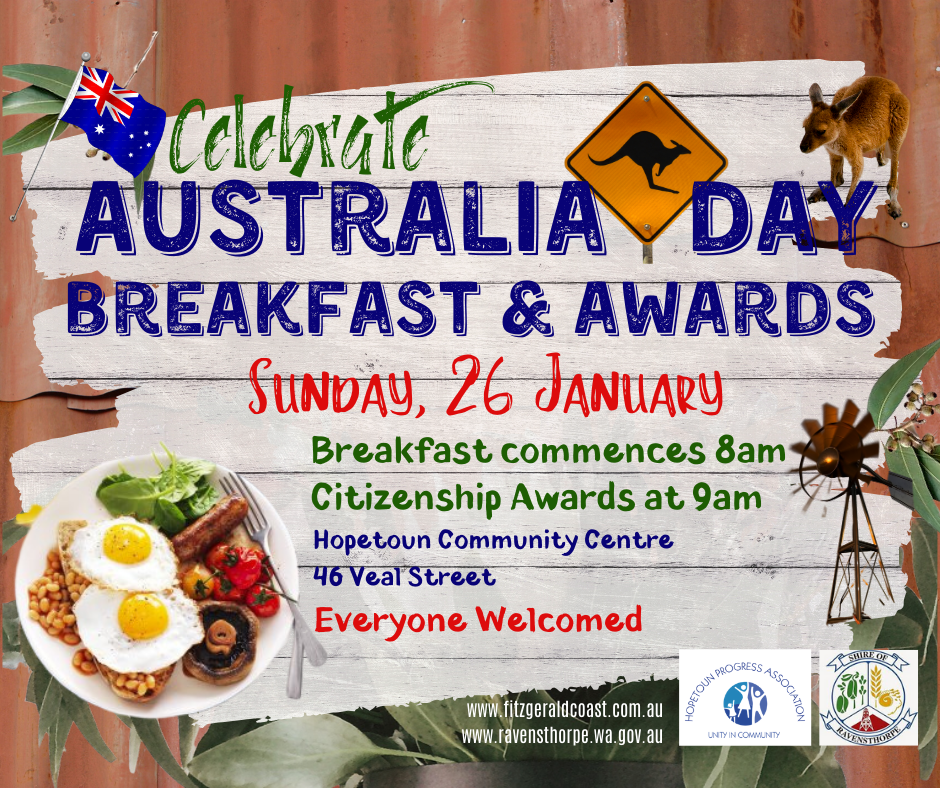 Australia Day Breakfast & Awards » Fitzgerald Coast